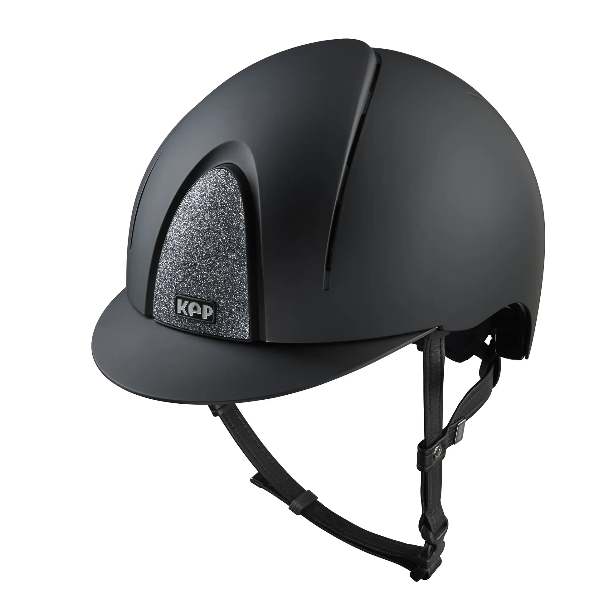 Smart Nova Riding Helmet / Textile Black / Star Silver | Kep Italia